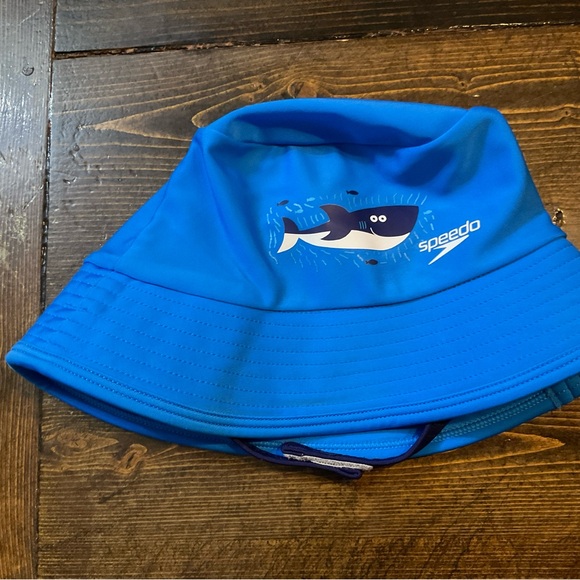 Speedo | Accessories | Speedo Blue Shark Bucket Hat | Poshmark